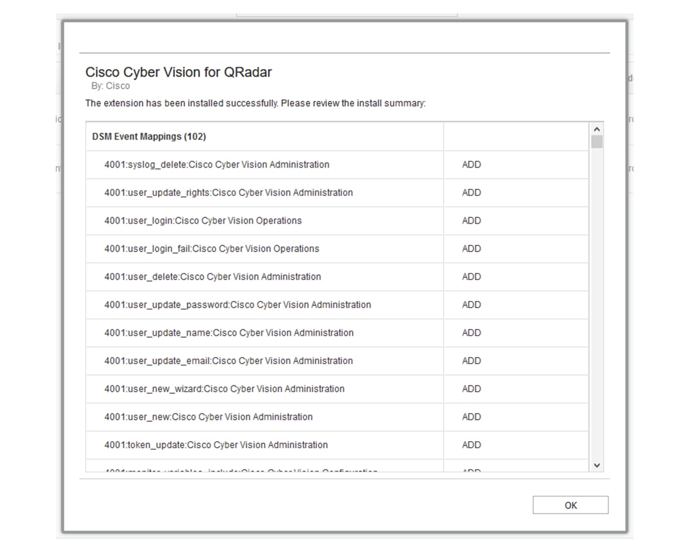 Cisco Cyber Vision QRadar application Integration Guide - Cisco Cyber ...
