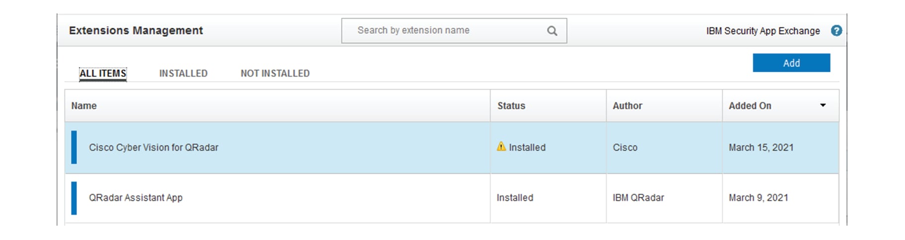 Cisco Cyber Vision QRadar application Integration Guide - Cisco Cyber ...