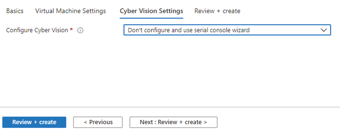 Cisco Cyber Vision for Azure Cloud Installation Guide, Release 4.1.2 - Deploy the Cisco Cyber ...