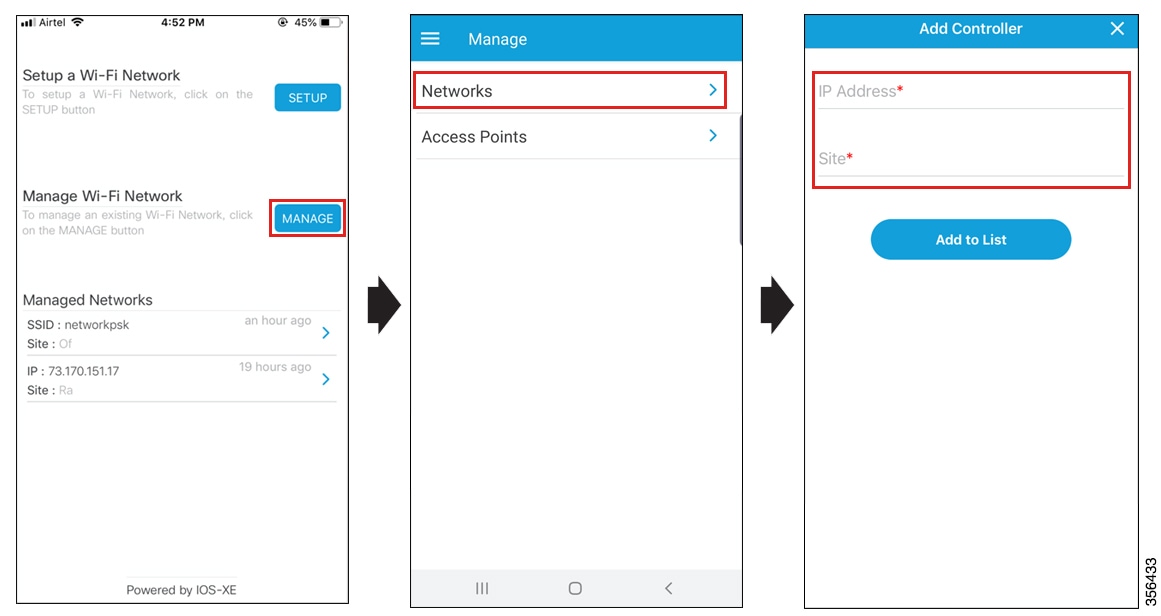 User Guide for Cisco Catalyst Wireless Mobile Application - Managing the Wi-Fi Network [Cisco ...