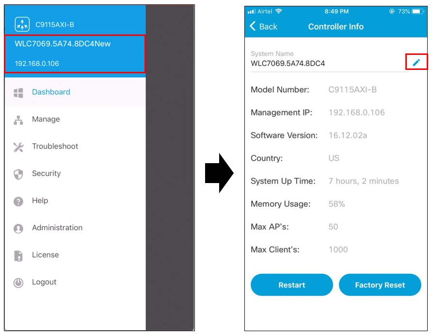 User Guide for Cisco Catalyst Wireless Mobile Application, Cisco ...