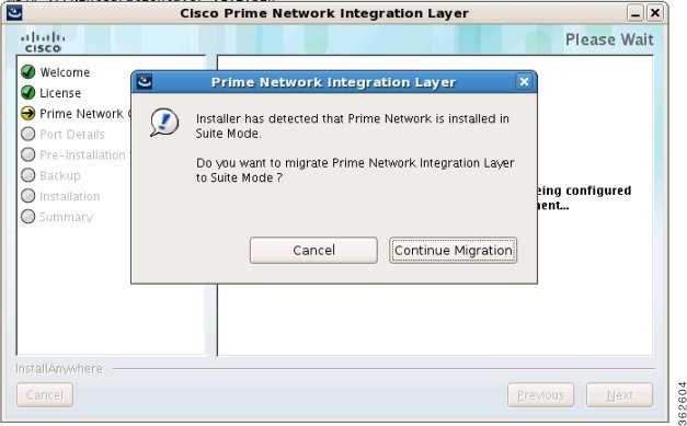 Cisco Prime Network Installation Guide, 5.0 - Installing the Prime ...