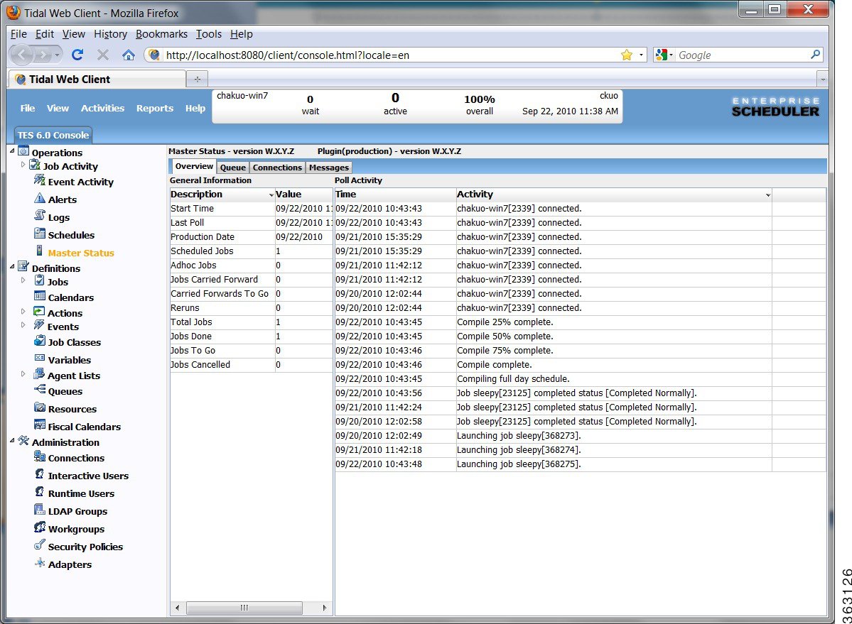 Cisco Tidal Enterprise Scheduler 621 Performance Tuning Guide Cisco