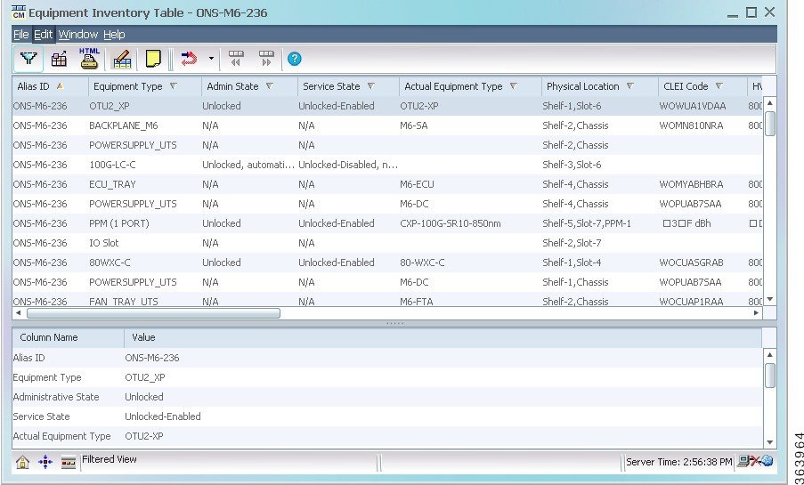 Cisco Prime Optical User Guide, 10.6 - Chapter 11: Managing Inventory ...