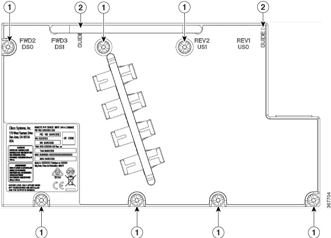 Cisco 1.2 GHz GS7000 Remote PHY Module Compatible 2X2 Segmentable Node ...