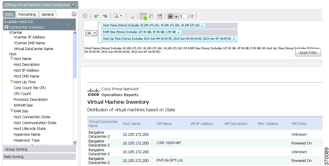 Cisco Prime Network Operations Report User Guide, 5.0 - Customizing ...