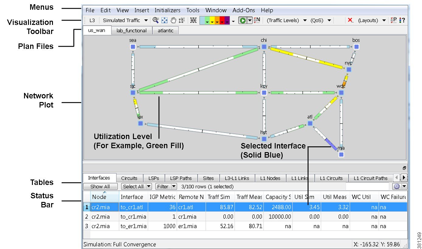 Cisco WAE Design 6.2 User Guide - User Interface [Cisco WAN Automation ...