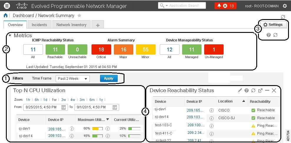 Cisco Evolved Programmable Network Manager 1.1 User and Administrator Guide - Get Started With ...
