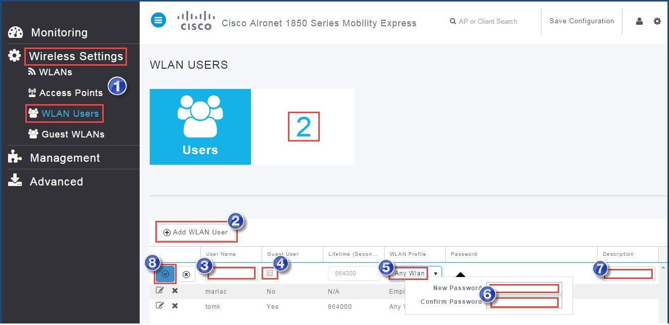 Cisco Mobility Express Deployment Guide - Managing Wireless Settings ...