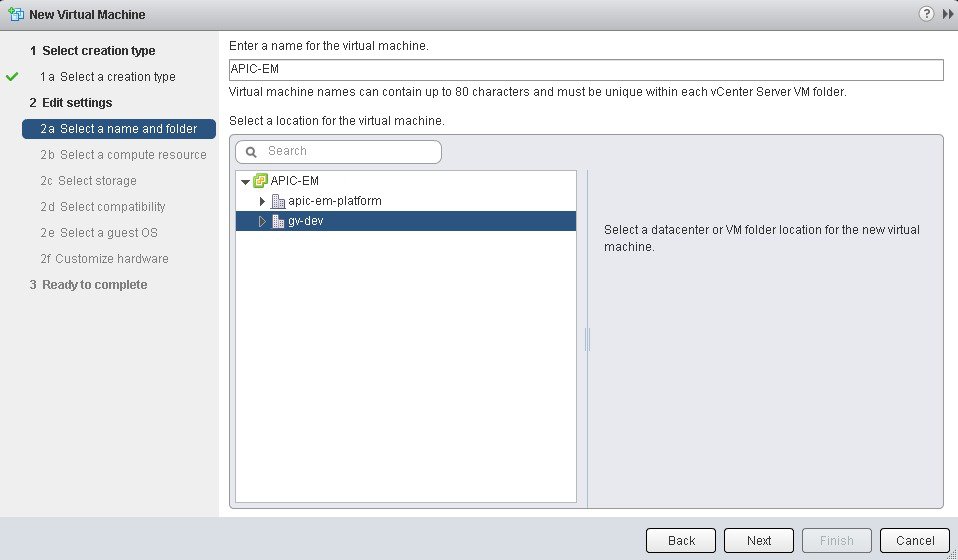 Cisco Application Policy Infrastructure Controller Enterprise Module on ...