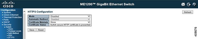 Cisco ME 1200 Series Carrier Ethernet Access Device Web Interface User ...