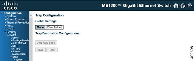 Cisco ME 1200 Series Carrier Ethernet Access Device Web Interface User ...