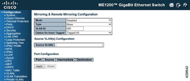 Cisco ME 1200 Series Carrier Ethernet Access Device Web Interface User ...