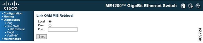 Cisco ME 1200 Series Carrier Ethernet Access Device Web Interface User ...