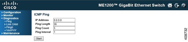 Cisco ME 1200 Series Carrier Ethernet Access Device Web Interface User ...