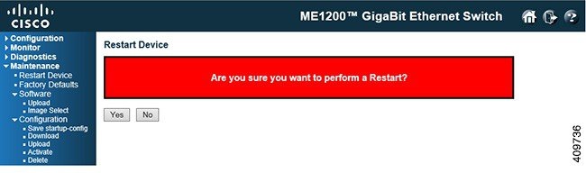 Cisco ME 1200 Series Carrier Ethernet Access Device Web Interface User ...