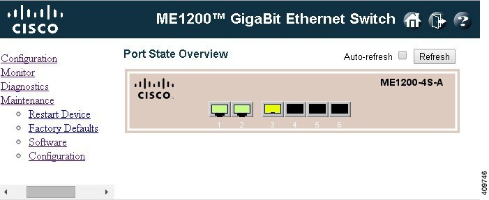 Cisco ME 1200 Series Carrier Ethernet Access Device Web Interface User ...