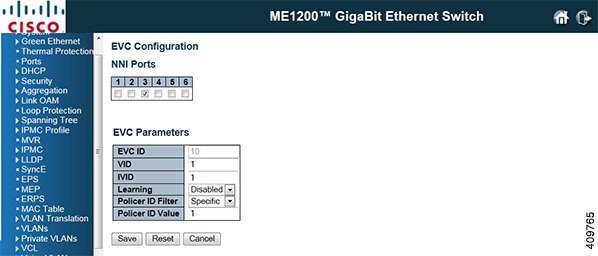 Cisco ME 1200 Series Carrier Ethernet Access Device Web Interface User ...