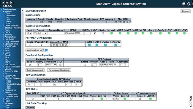 Cisco ME 1200 Series Carrier Ethernet Access Device Web Interface User ...