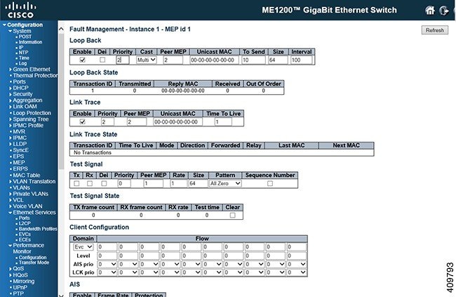Cisco ME 1200 Series Carrier Ethernet Access Device Web Interface User Guide, Cisco IOS 15.6(1 ...