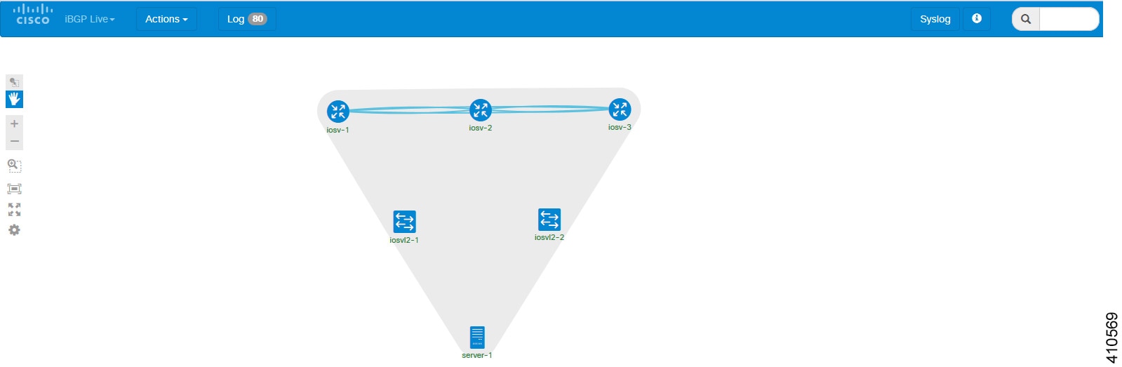 Cisco Modeling Labs Corporate Edition User Guide, Release 1.2 - Visualizing the Topology [Cisco ...