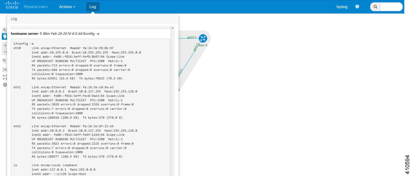 Cisco Modeling Labs Corporate Edition User Guide, Release 1.2 - Visualizing the Topology [Cisco ...