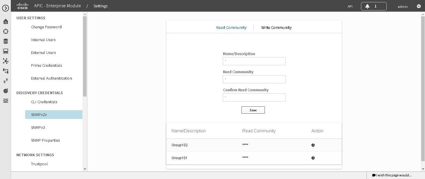 Cisco Application Policy Infrastructure Controller Enterprise Module ...