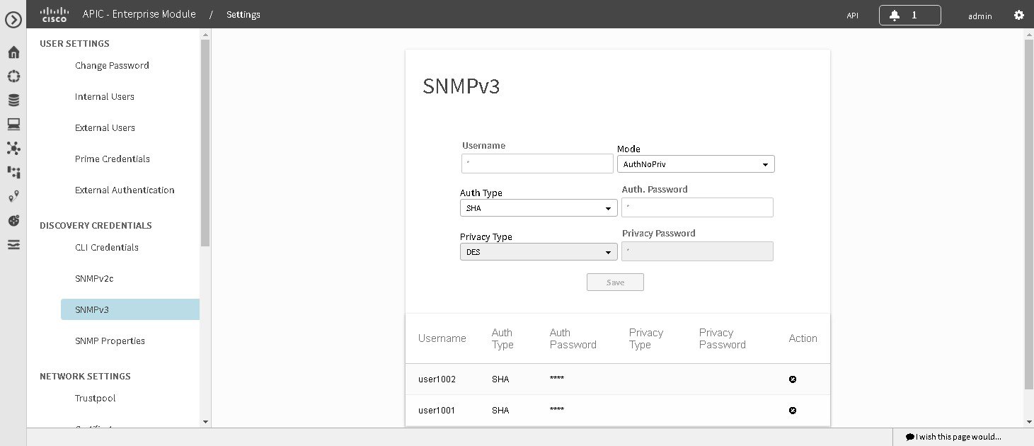 Cisco Application Policy Infrastructure Controller Enterprise Module ...