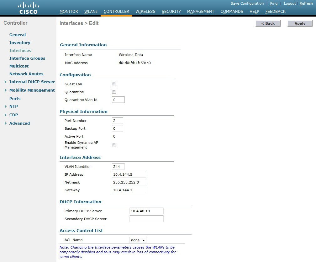 Cisco OfficeExtend Access Point 1810 - Configuring Voice or Data WLAN ...