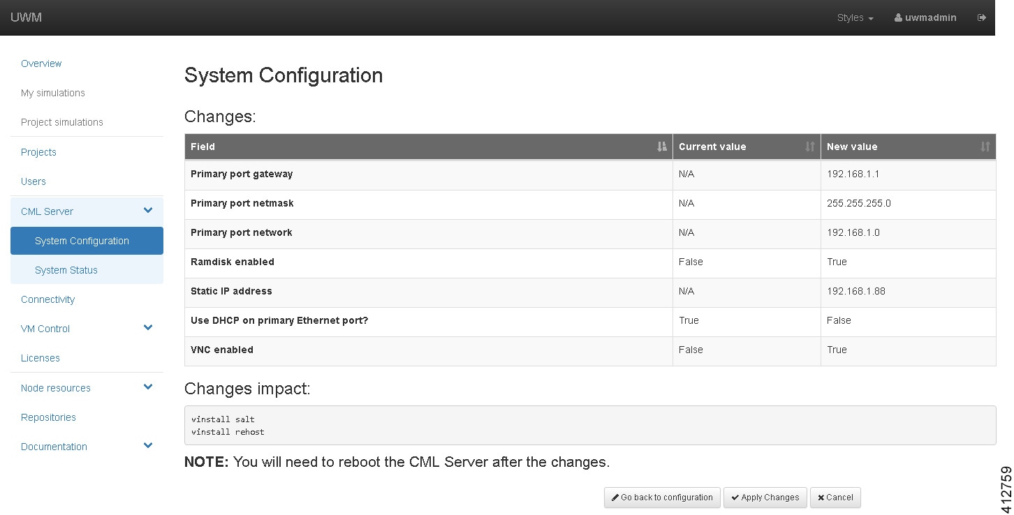 Cisco Modeling Labs Corporate Edition System Administrator Installation Guide, Release 1.2 ...