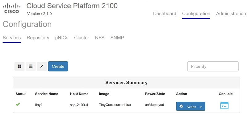 Cisco Cloud Services Platform 2100 Quick Start Guide, Release 2.1.0 - Cisco