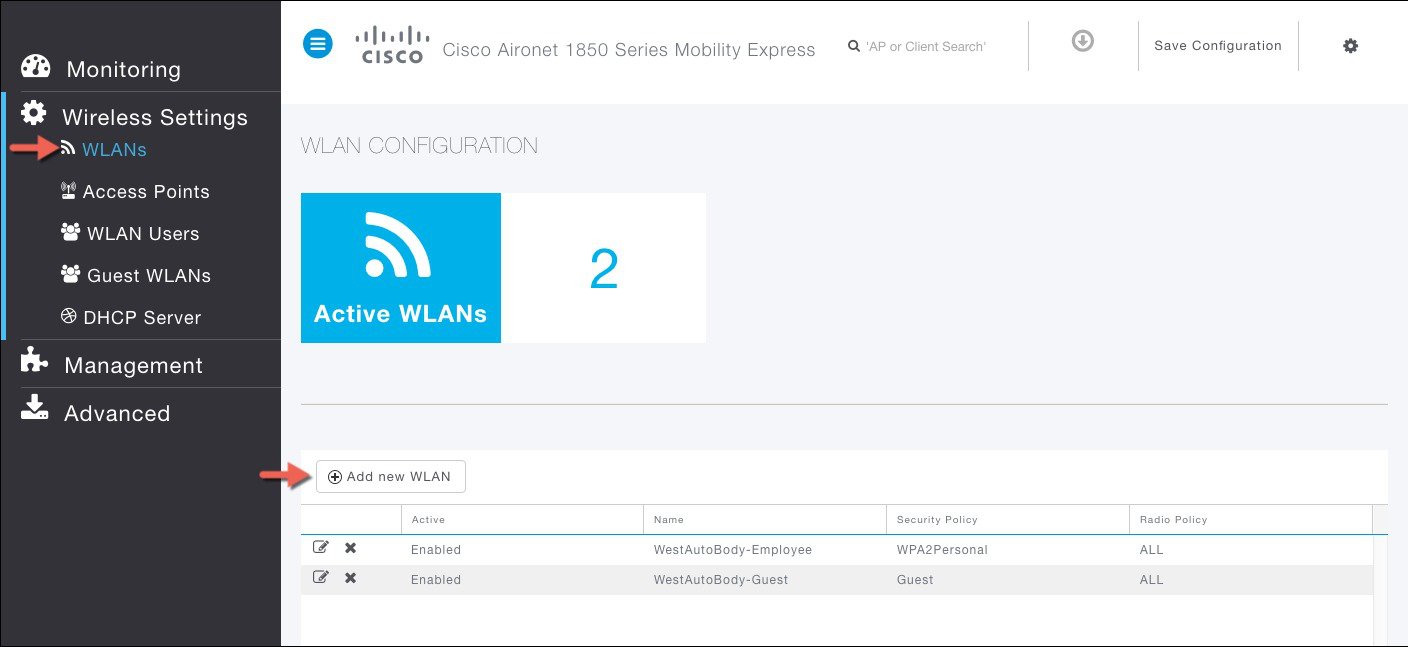 Cisco Mobility Express Deployment Guide–Release 8.3.102.0 - Creating ...