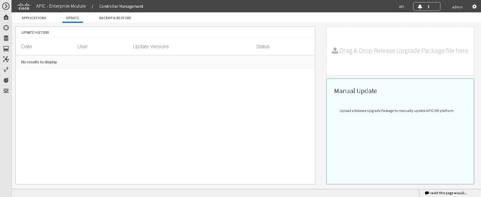 Cisco Application Policy Infrastructure Controller Enterprise Module Upgrade Guide Release
