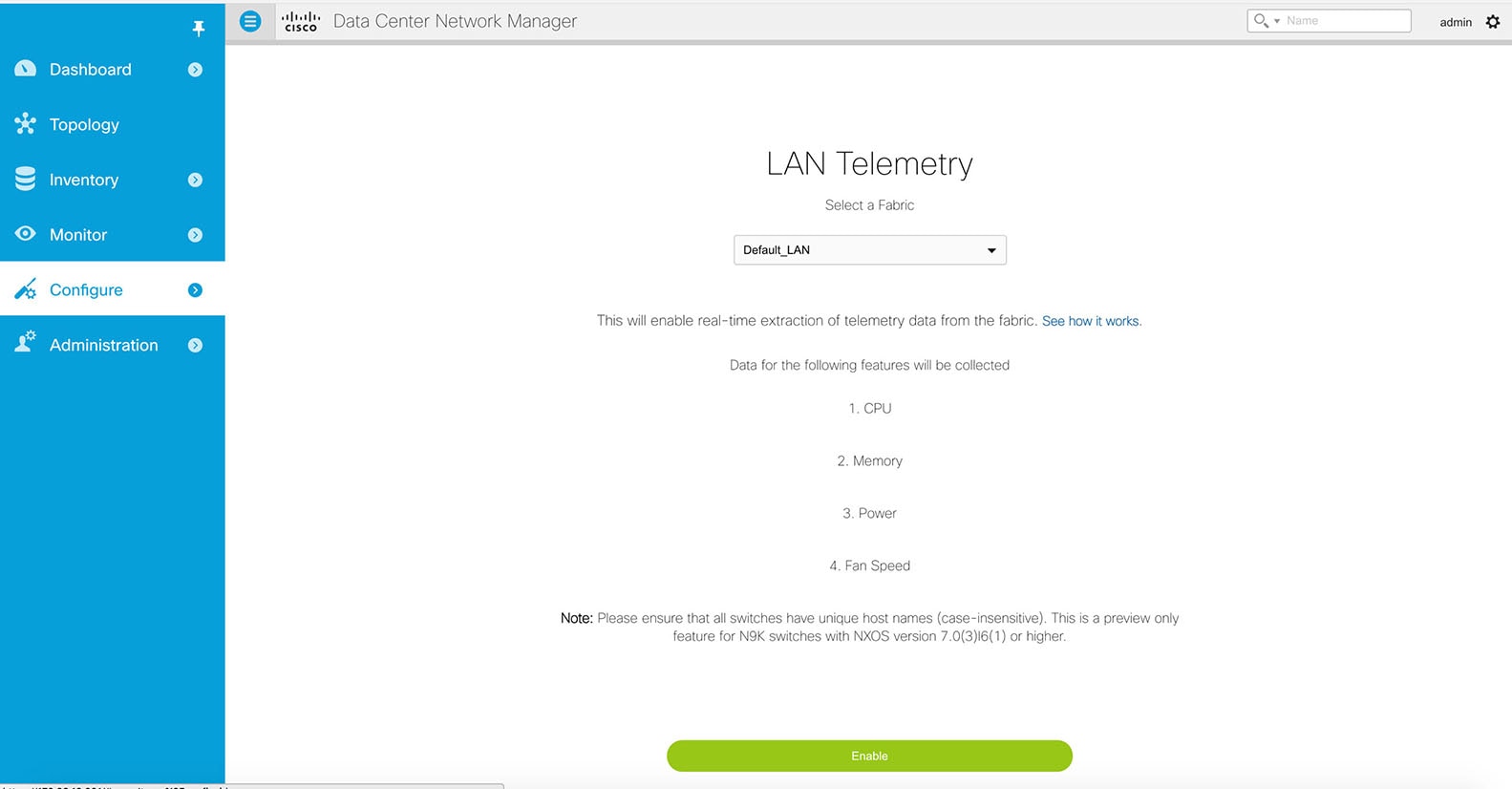 Cisco DCNM Web Client Online Help, 10.4(2) Release - Preview Features ...