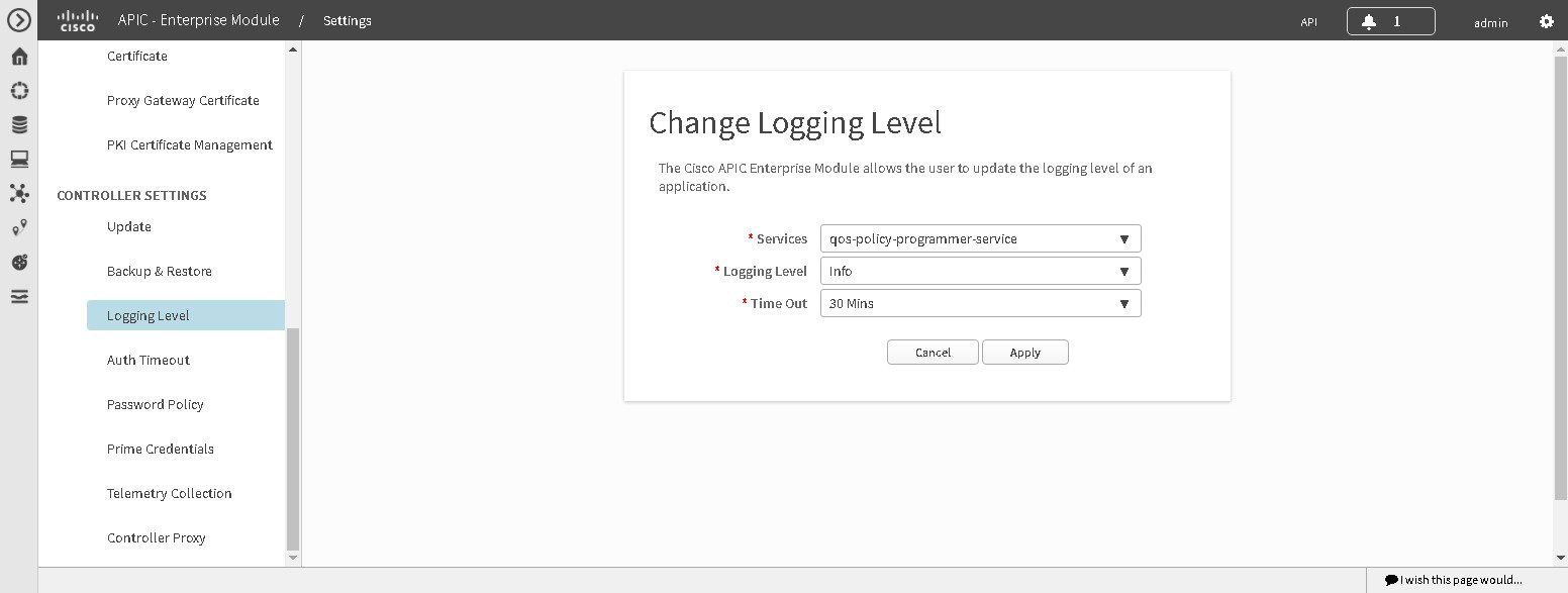 Cisco Application Policy Infrastructure Controller Enterprise Module ...