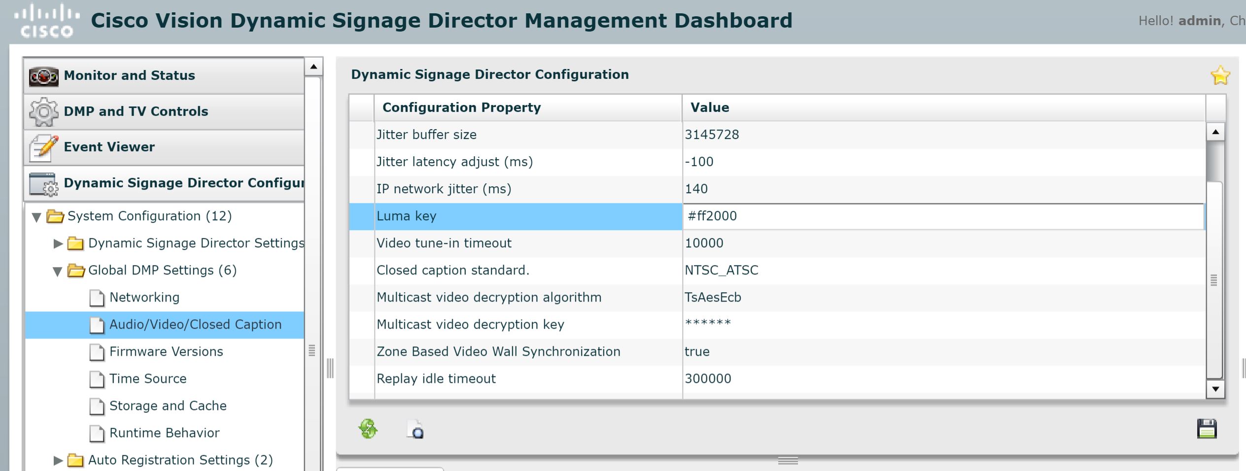 Cisco Vision Dynamic Signage Director Operations Guide, Release 6.0 ...