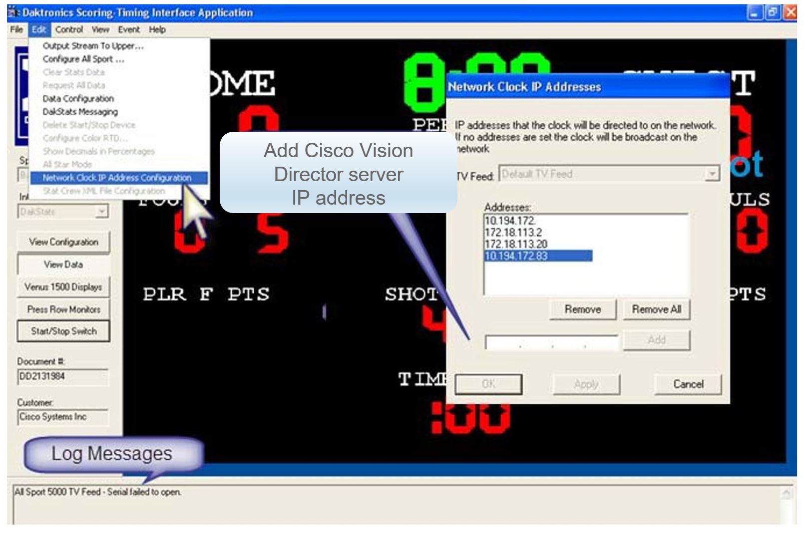 Release 6.3: Cisco Vision Director Data Integration Guide - Configuring ...
