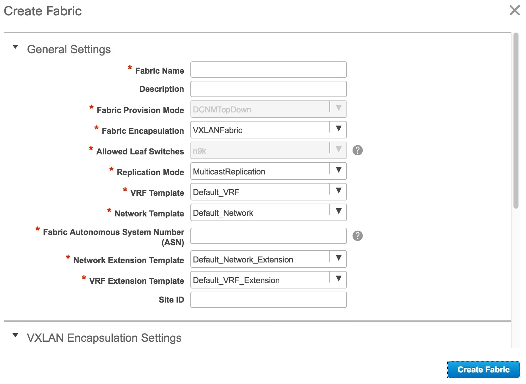 Cisco DCNM Web Client Online Help, 10.4(2) Release - Configure [Cisco ...