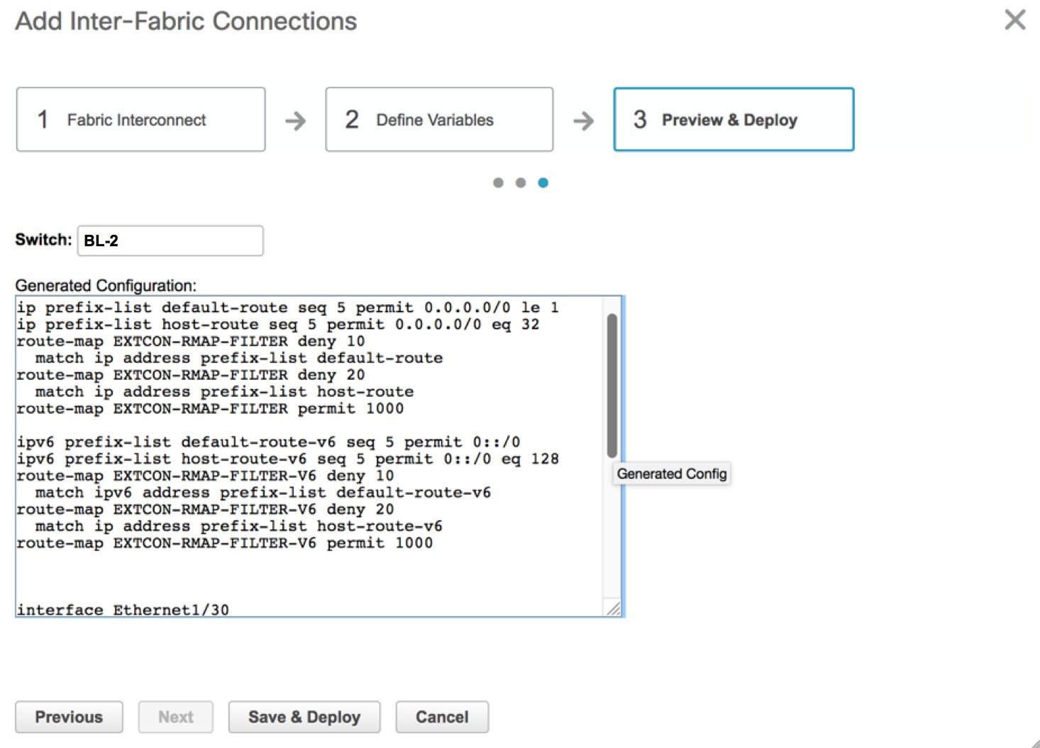 Cisco DCNM LAN Fabric Configuration Guide, Release 11.0(1) - Border ...