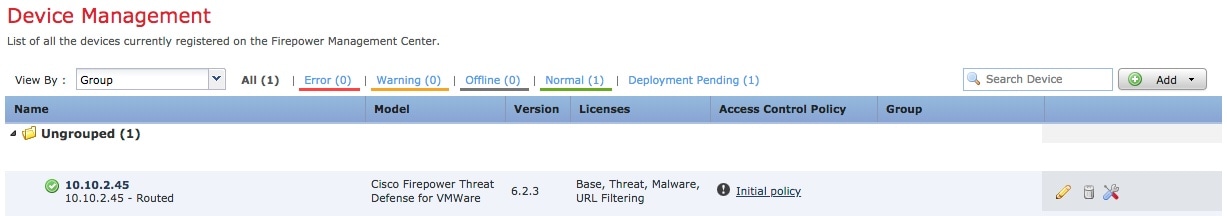How to Manage a Device with the Firepower Management Center - Configure ...