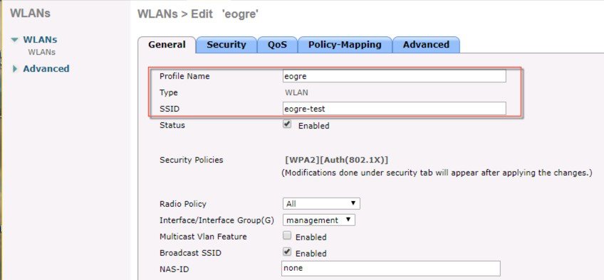 8.8 EoGRE Tunneling Deployment Guide - Cisco
