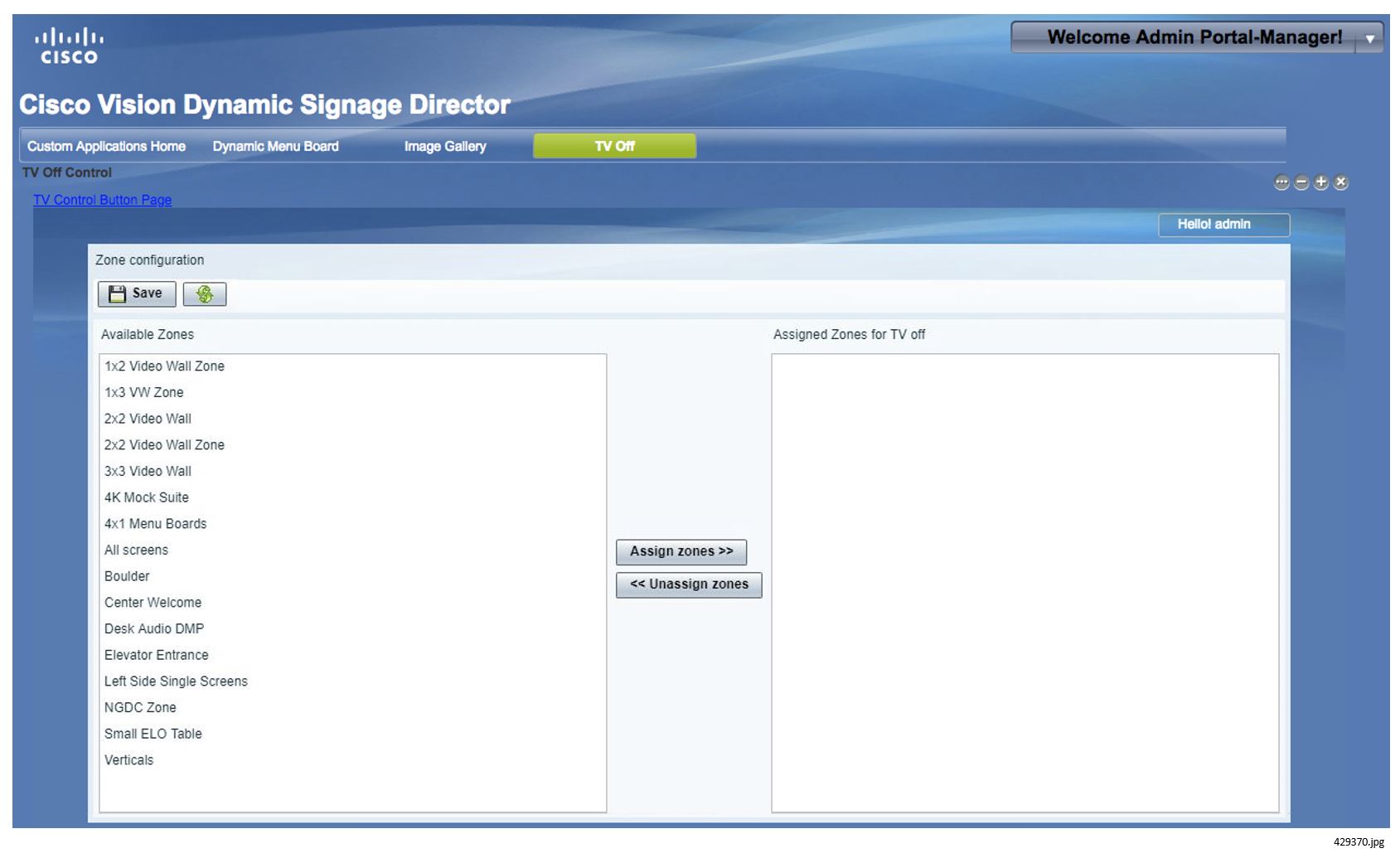 Cisco Vision TV Off Application Guide - Cisco Vision TV Off Application ...