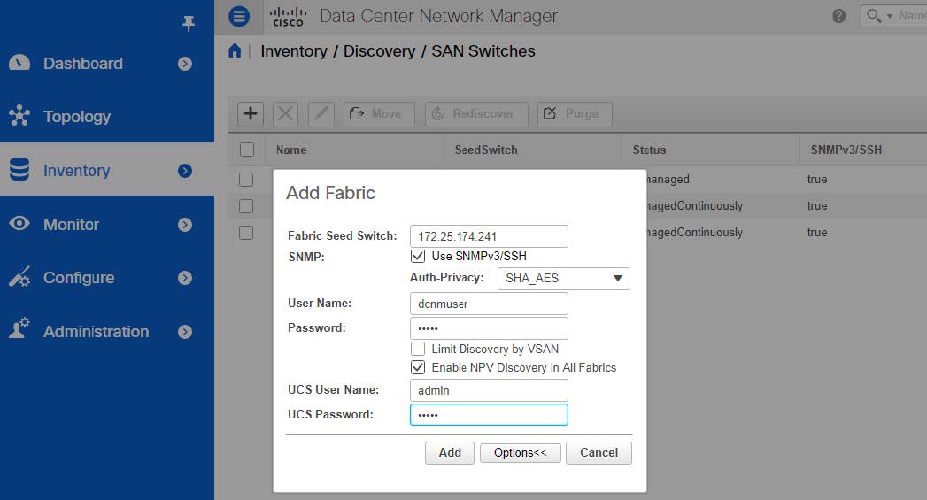 Cisco DCNM SAN Management Configuration Guide, Release 11.1(1 ...