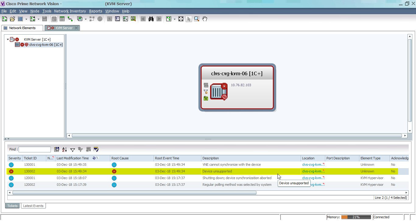 Cisco Prime Network Customization Guide, 5.2 - Support of KVM Hypervisor using VCB Customization ...