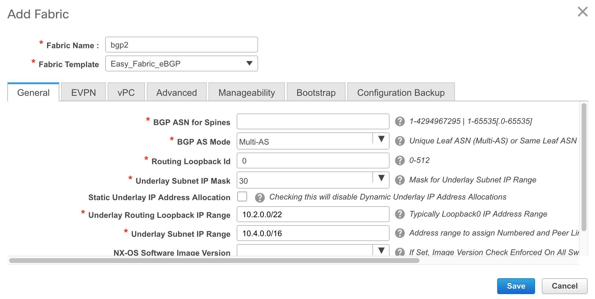 Cisco DCNM LAN Fabric Configuration Guide, Release 11.2(1) - Control ...