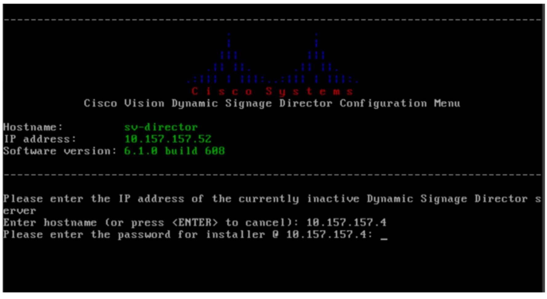 Cisco Vision Software Installation and Upgrade Guide: Dynamic Signage ...