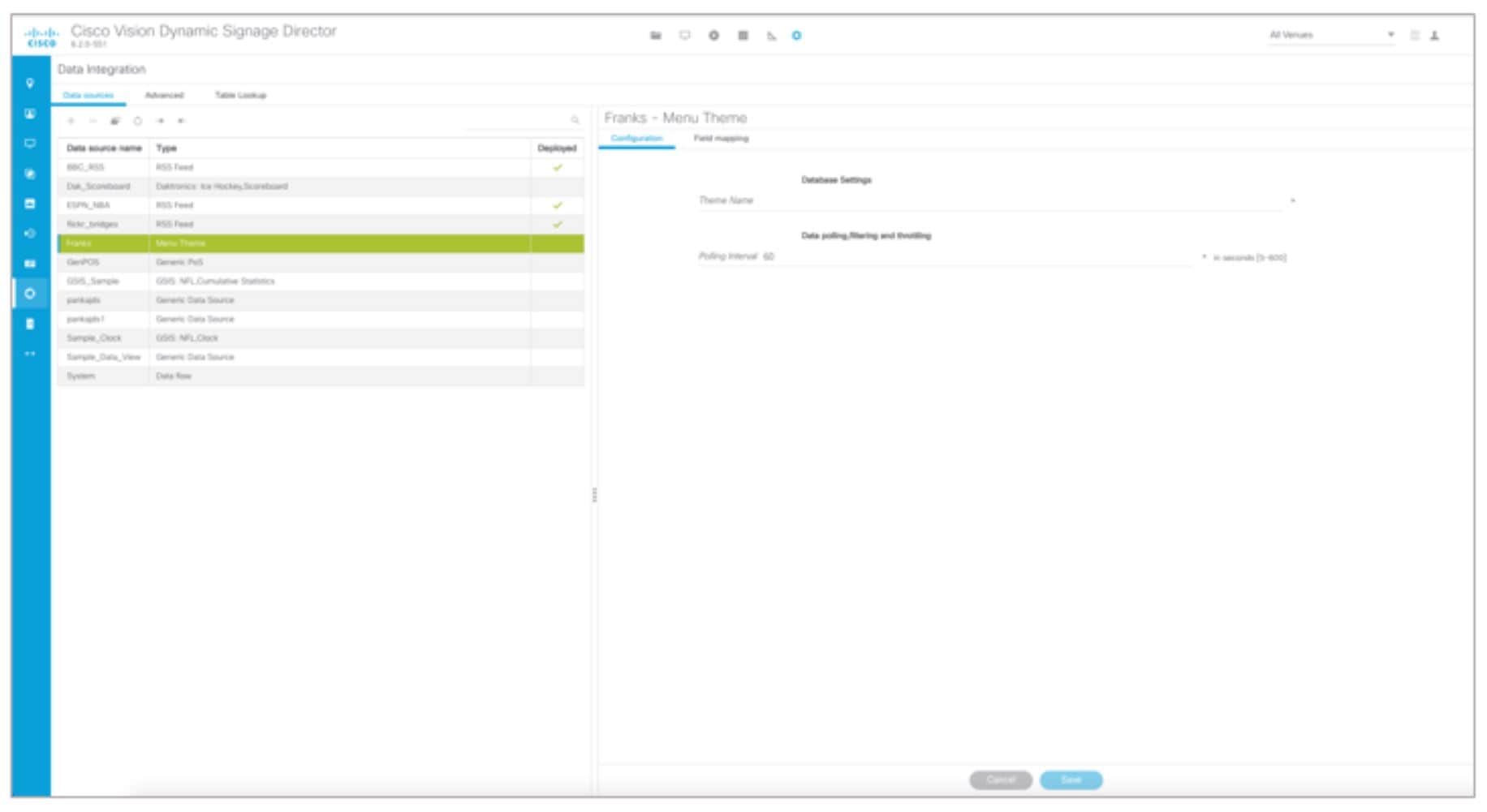 Release 6.2: Cisco Vision Director Data Integration Guide - Designing ...