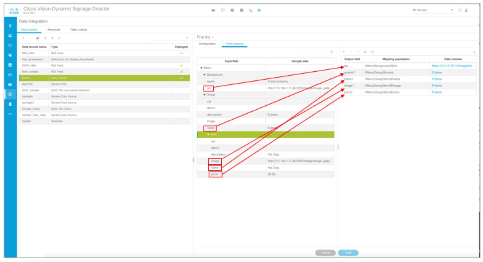 Release 6.2: Cisco Vision Director Data Integration Guide - Designing ...