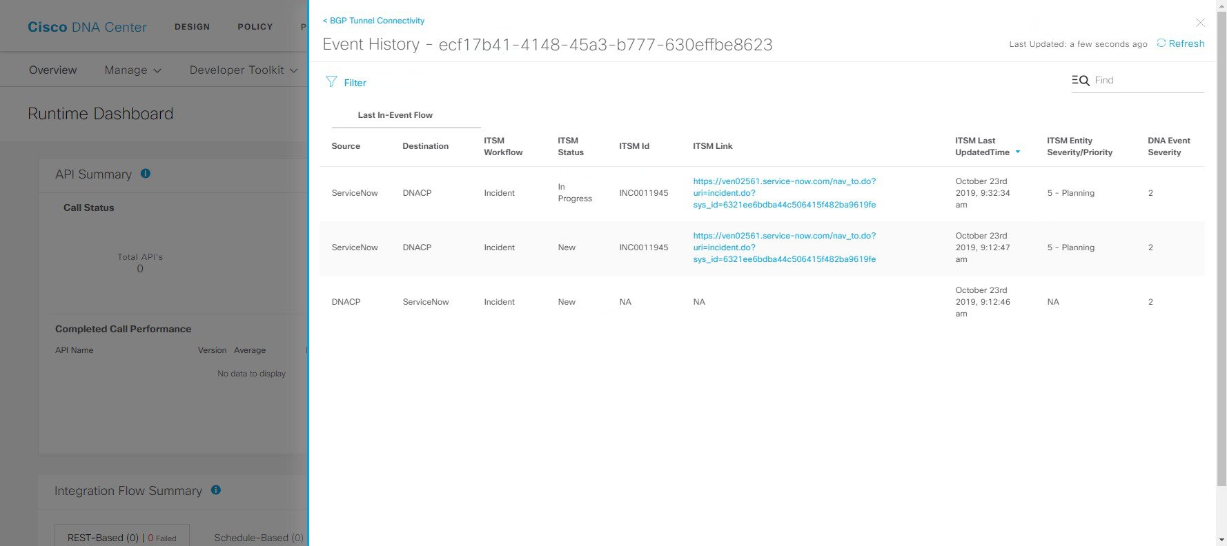 Cisco DNA Center プラットフォーム リリース 1.3.3.0 ユーザガイド - [Runtime Dashboard ...