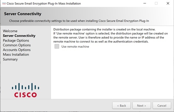 Cisco Secure Email Encryption Plug-in 1.2.1 管理者ガイド - 一括インストールの実行 [Cisco ...